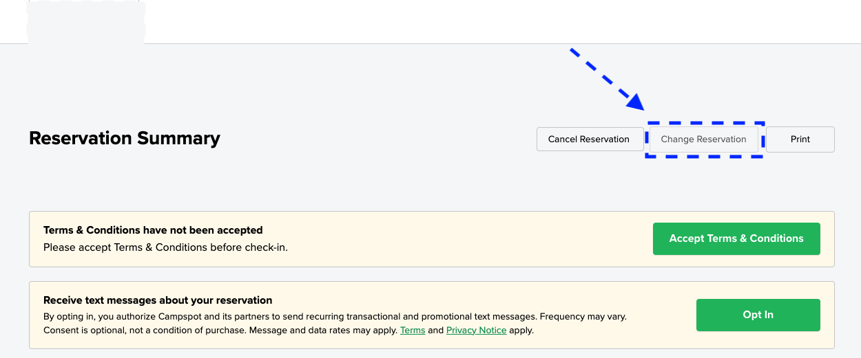 Online Reservation Changes: Setup & FAQ